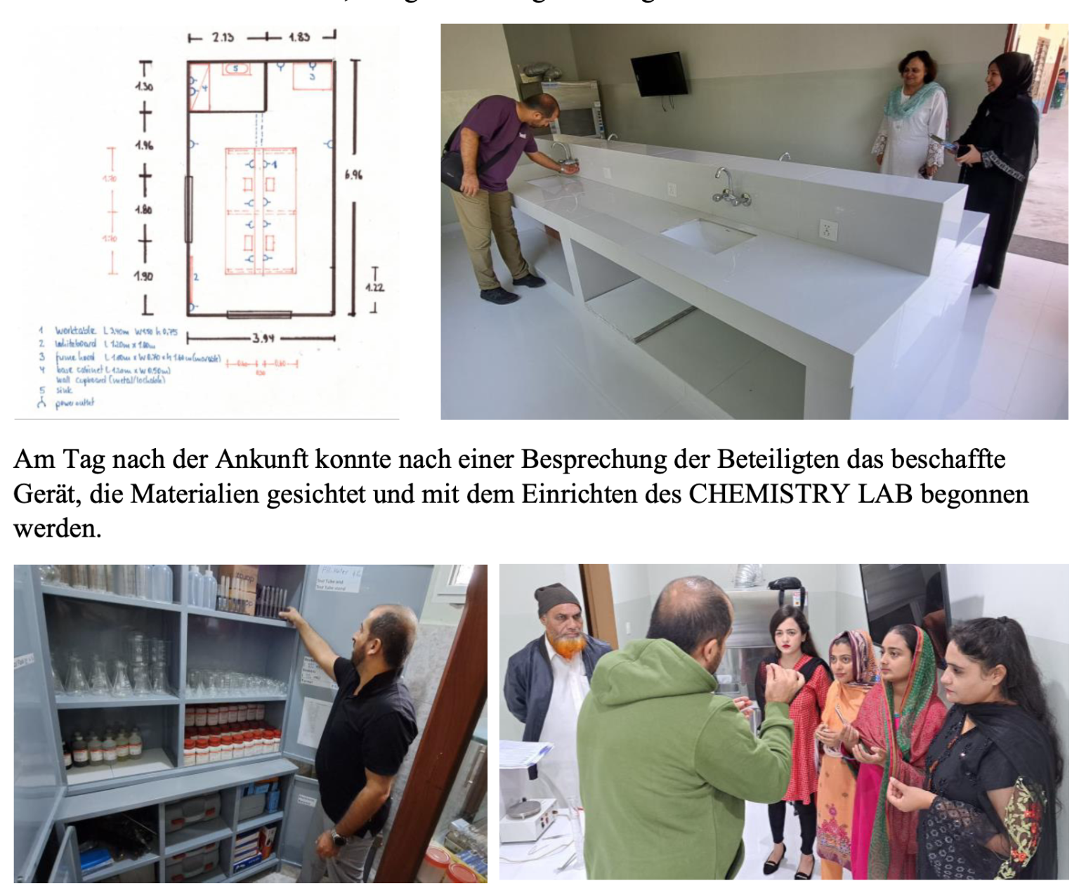 Chemistry Lab Project Saya School Maira Akku – Pakistan Hilfe